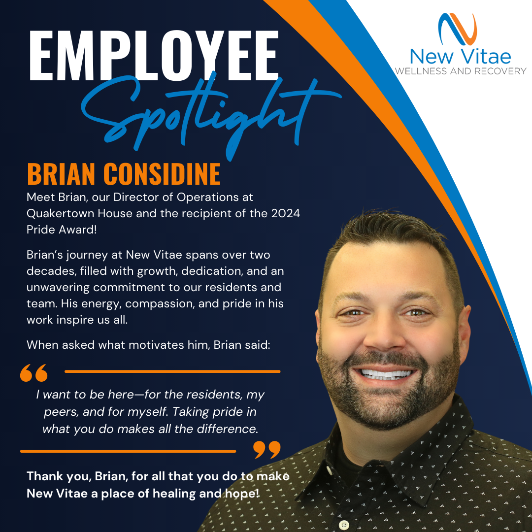 Brian Considine Pride Award: Spotlight on New Vitae’s 2024 Winner